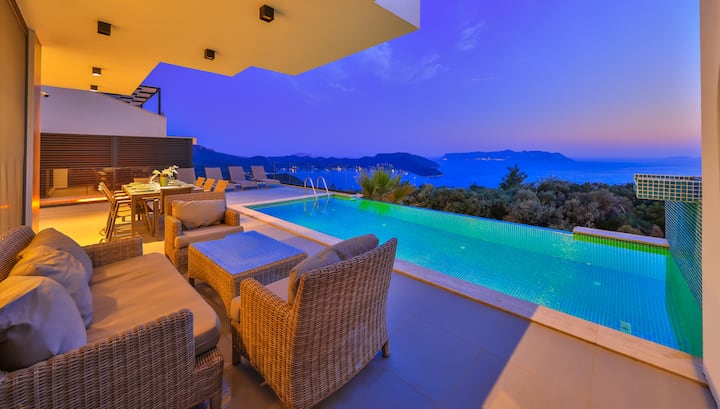 Villa İNfinity Sky - Deniz Manzaralı Lüks Villa - Kaş