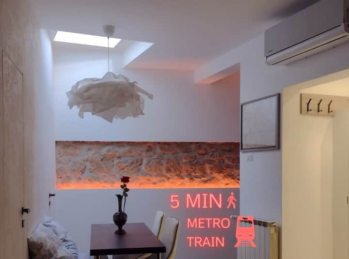 Suite Indipendente Centrale Vicino A Metro E Treni - Rom