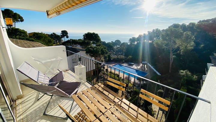 Appartement Vue Mer, 3 Min Plage - Llafranc