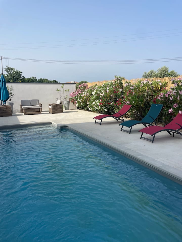 «&nbsp;Le Cassagne&nbsp;» Gîte Domaine Viticole Avec Piscine - Saint-Guilhem-le-Désert