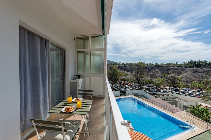Playa Palms Apt. With Pool, Playa De Las Américas - Tenerife