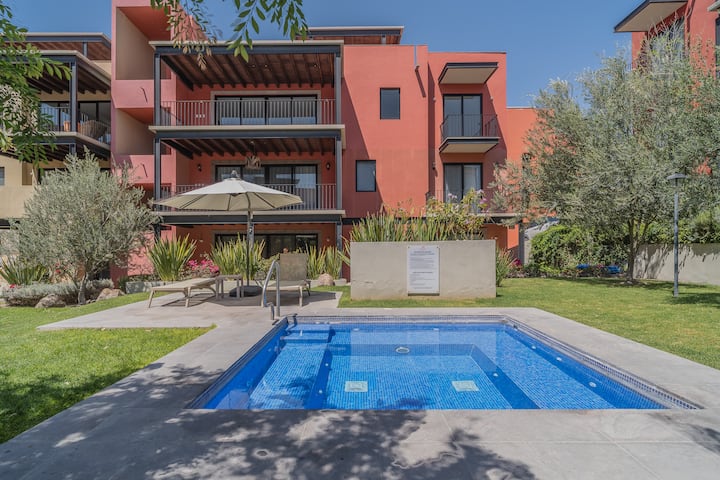 Hermoso Depa En Pb, Albercas, Jacuzzis, Pádel - San Miguel de Allende