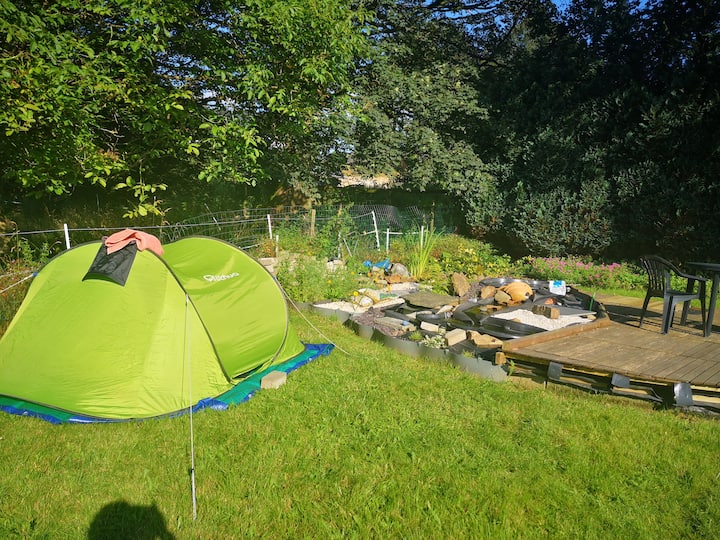 Emplacement 1 Tente Jardin Privé Près Du Circuit - Spa