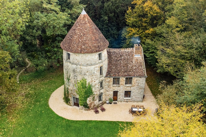 Moulin De Malvoisine, Sauna Dans La Forêt - France