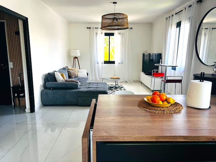 Villa 9 Pers. Climatisée & Terrasses, 15 Min Plage - Perpignan