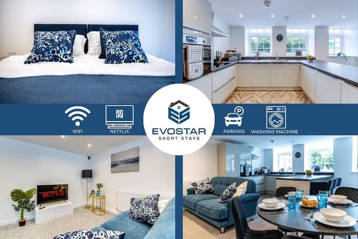 New Modern & Spacious 2-bed Parking, Wifi, Netflix - Sherwood Forest