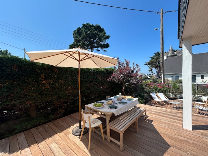 Maison Familiale – Plage à Pied - Grand Jardin - Le Pouliguen
