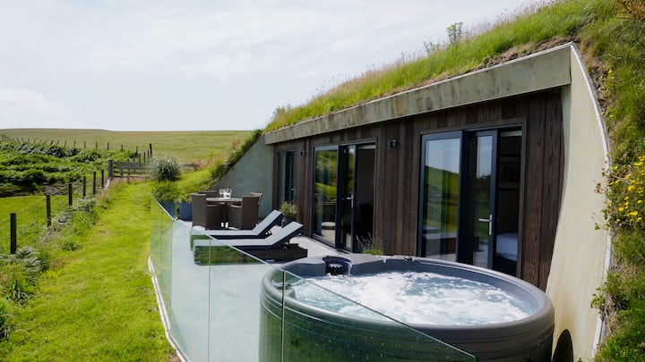 Luxury Earth-covered Pod (2 Bed) - Aberdovey