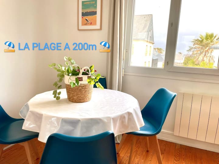 Tout à Pied !
Grand T2 Au Centre -Jardin Parking - Larmor-Plage