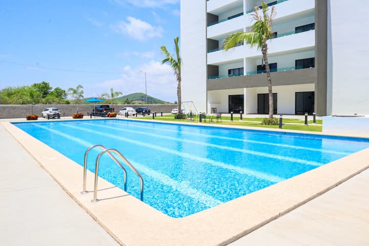 Marinacerritos407/albercadeolas/familiar/amplio - Mazatlán