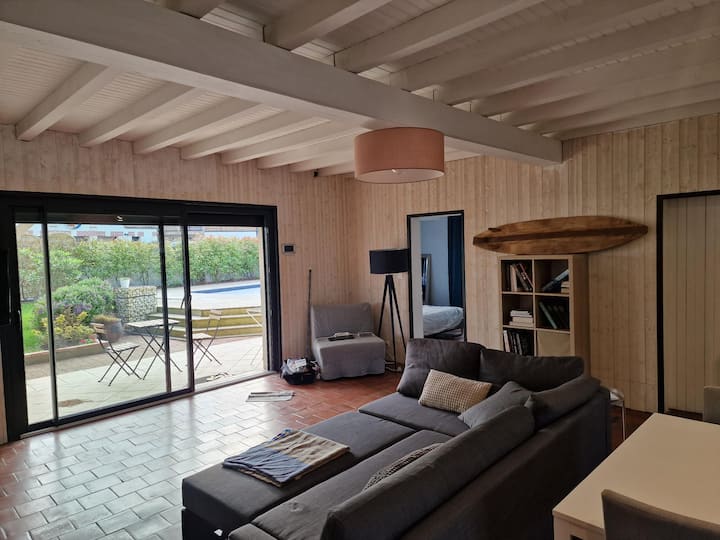 Maison Plages Sud Avec Piscine Proche Centre - Lacanau