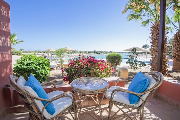 3 Br Town House, Pool+lagoon@west Golf, El Gouna - Hurghada