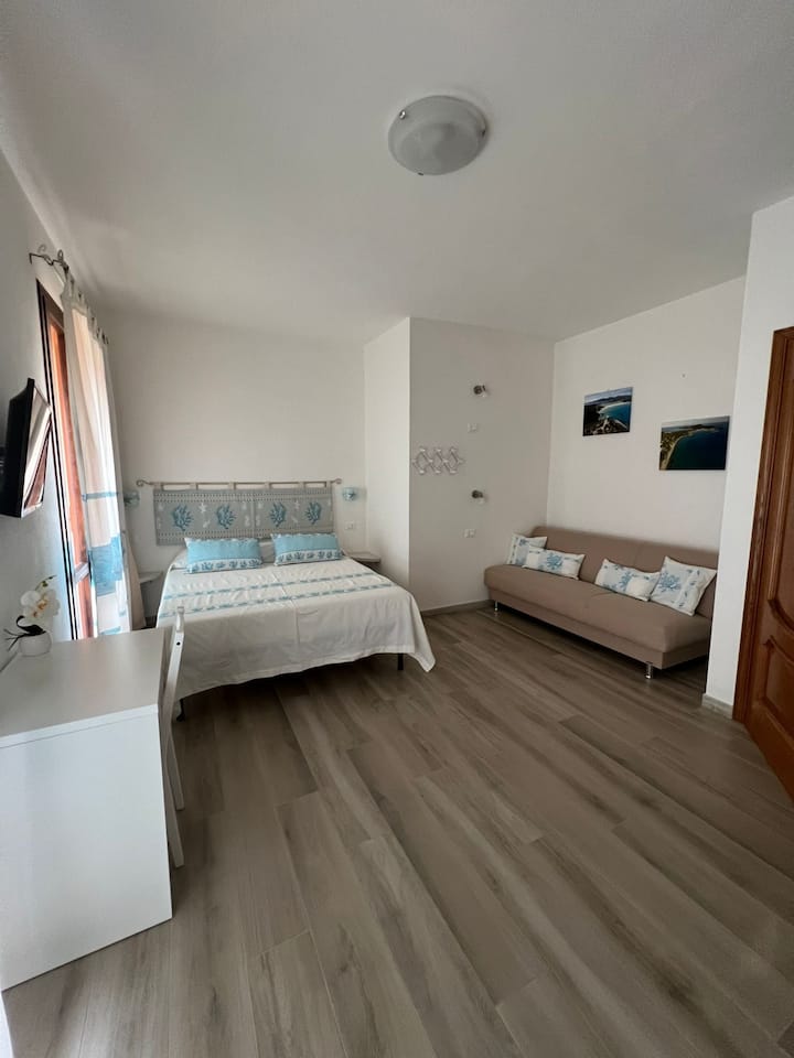 Camera Azzurra 3 Posti Letto-casa Fanni - ヴィッラシミーウス