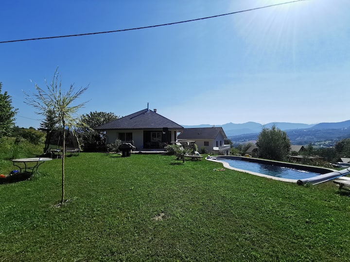 Maison Familiale Avec Jardin, Terrasse, Piscine - Chambéry