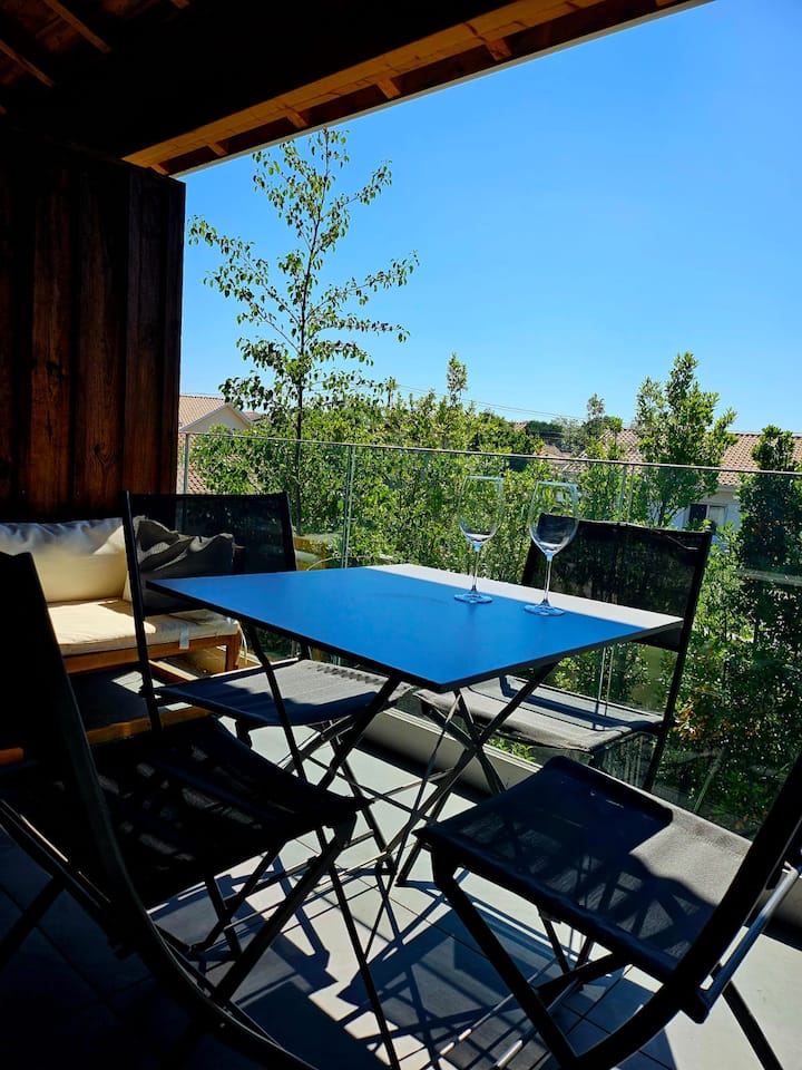 Les Cottages Chaleureux Avec Une Terrasse Cosy - Biscarrosse