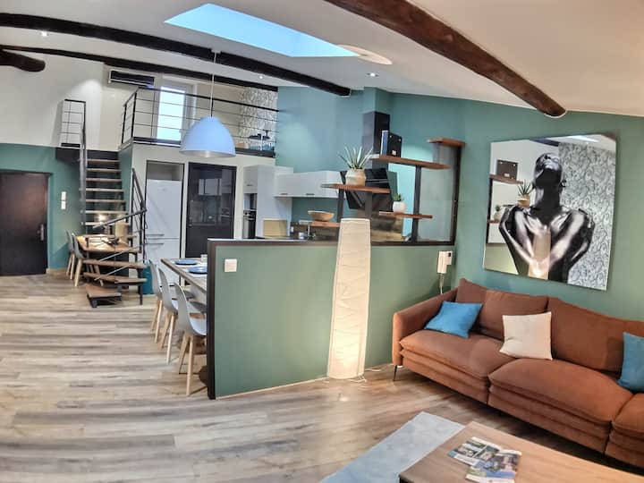 Duplex 100m² Cosy Et Atypique En Centre-ville - Montélimar