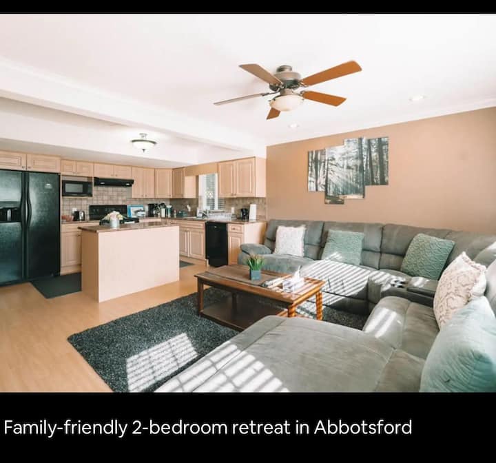 Warm And Welcoming  2 Br Basement Suite-abbotsford - Abbotsford