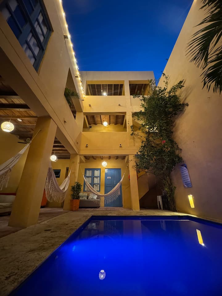 Casa Colonial Con Piscina Privada |+ 16 Huéspedes - Santa Marta, Colombia