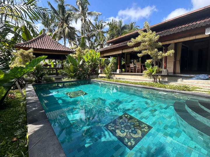 2br Villa With Private Pool And Kitchen In Ubud - Bali