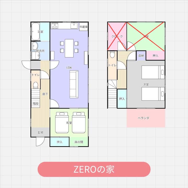 2ldk （60㎡）house With Parking Space - Kokubunji