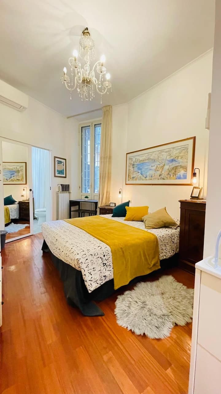 Room In Centre Private Bath 15 Min For Colosseo - Rome