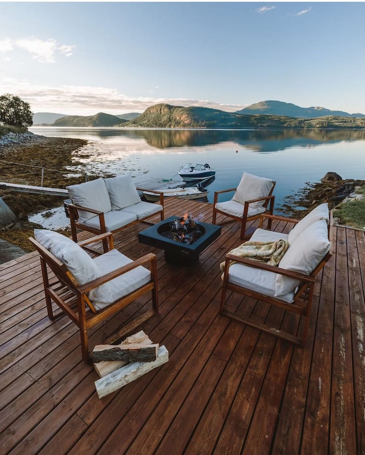 Summerhouse By Fjord W/ Boat, Kayak, Jacuzzi - Norway