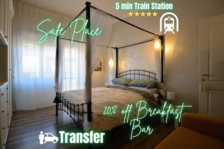 Oasi Nel Comfort[2rooms]a/c
Wi-fi, Stazione 5 Min. - Rome