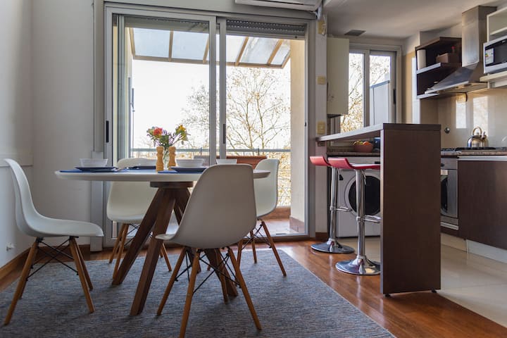 Duplex In Palermo With View And Bbq - Buenos Aires