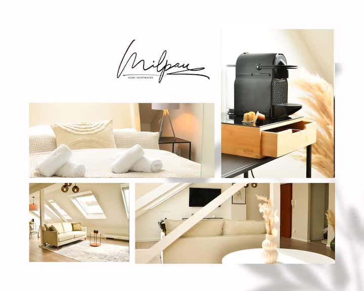 Milpau: Design-apartment - Zentral - Netflix - Gladbeck