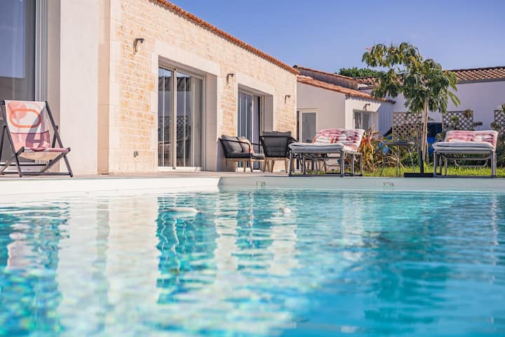 Grande Maison D'architecte Avec Piscine Chauffée - Saint-Denis-d'Oléron