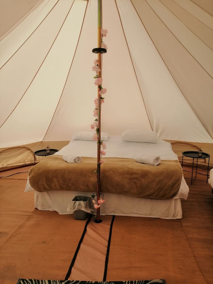 Garnwen Bell Tent At Camping@beca - Pembrokeshire