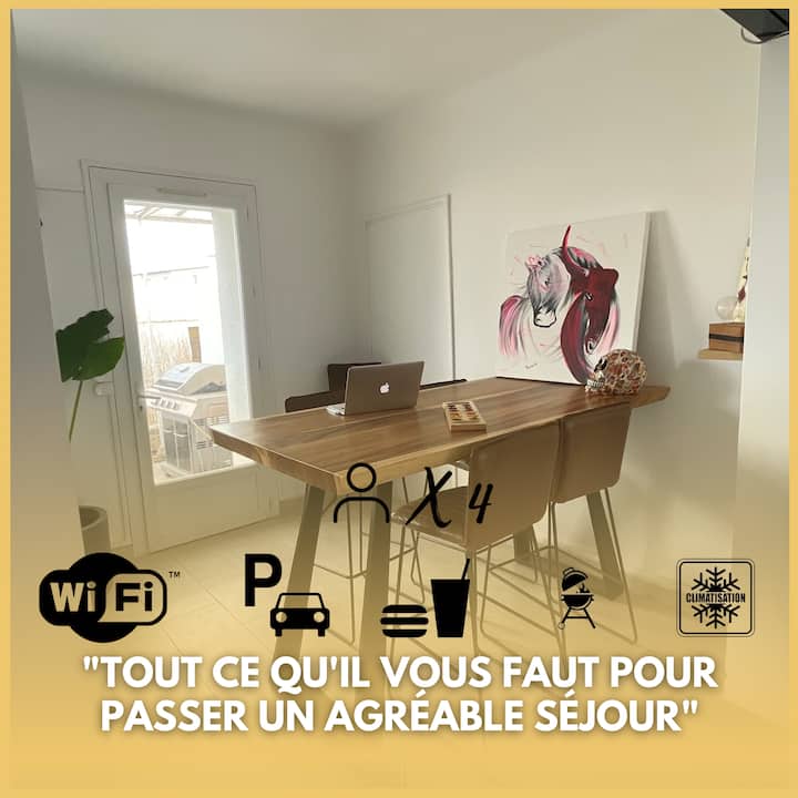 Le 8 - Maison - Jardin - Bbq - Aigues Mortes - Le Grau-du-Roi