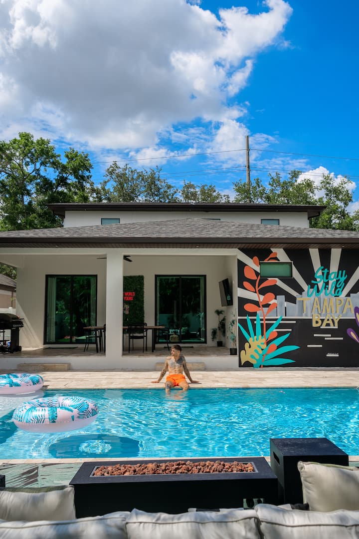 5br Serenity Tampa: Pool/hot Tub - Tampa, FL