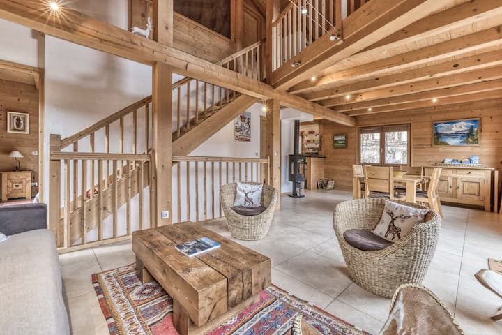 Chalet Familial Face à La Chaîne Du Mont-blanc - Les Houches