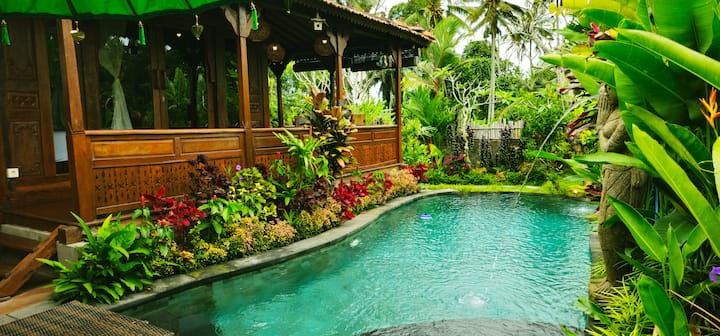Ubud Private Pool Wooden House In Ricefield #1 - Indonesia
