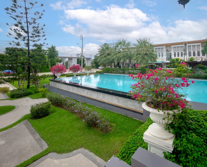 Sleeps 10+4br+garden+pool+1000mbps+fashion Island - Bang Khen