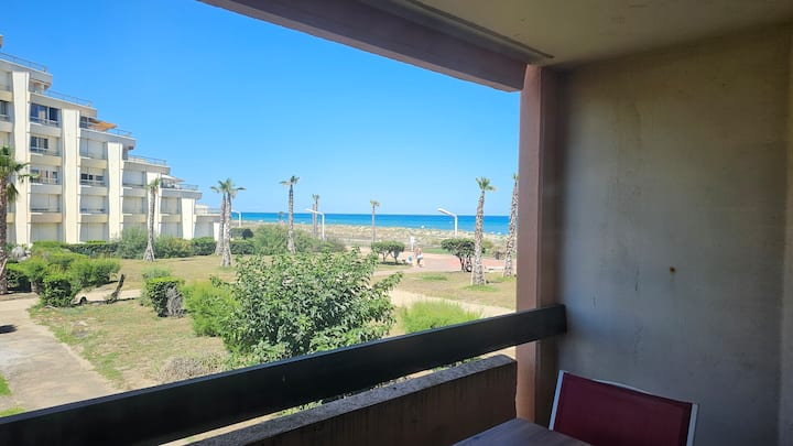 Vue Mer Accès Direct Plage, Promenade, Commerces - Leucate
