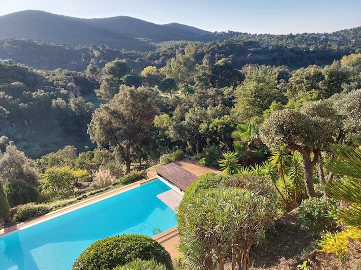 Belle Villa 5 Ch. Piscine/golf/grand Jardin/vue - Hyères