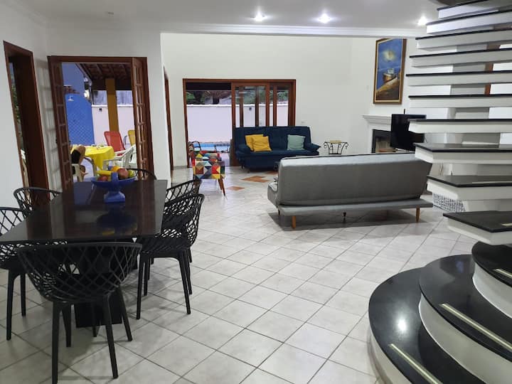 4-suite Swimming Pool Gated House 600 M From Beach - Bertioga