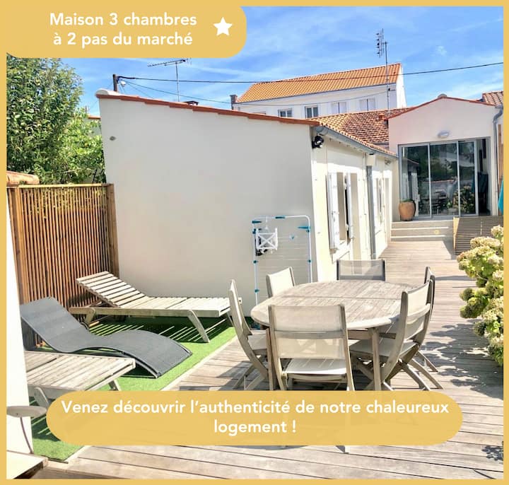 Maison Du Marché - Superbe Jardin En Plein Centre - Fouras