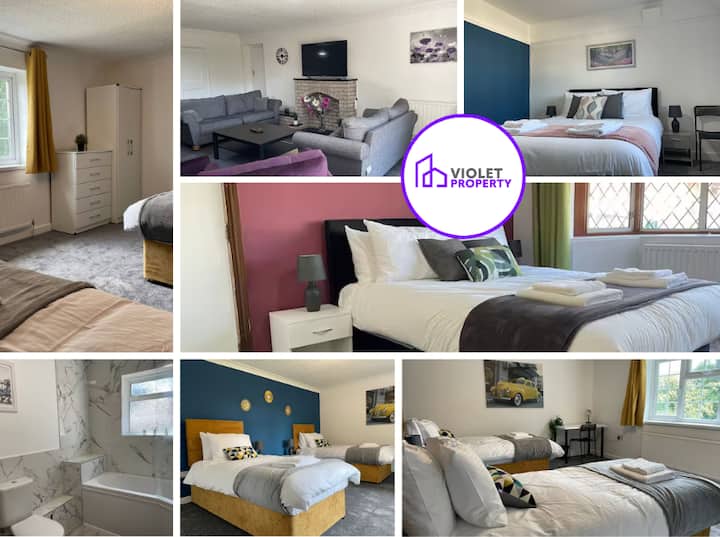 Birch |7 Large Bedroom|2 Bathroom|sleeps 14 - Staffordshire