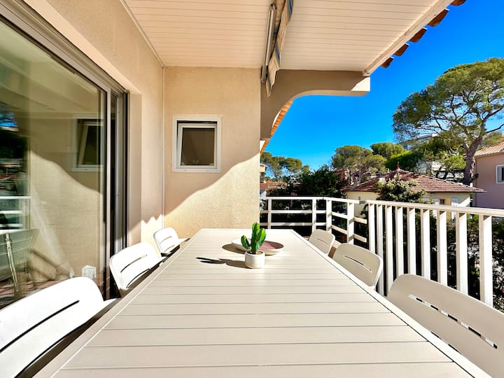 ÉLégant Duplex 3 Ch. – Clim Terrasse - Mer à Pied - Agay