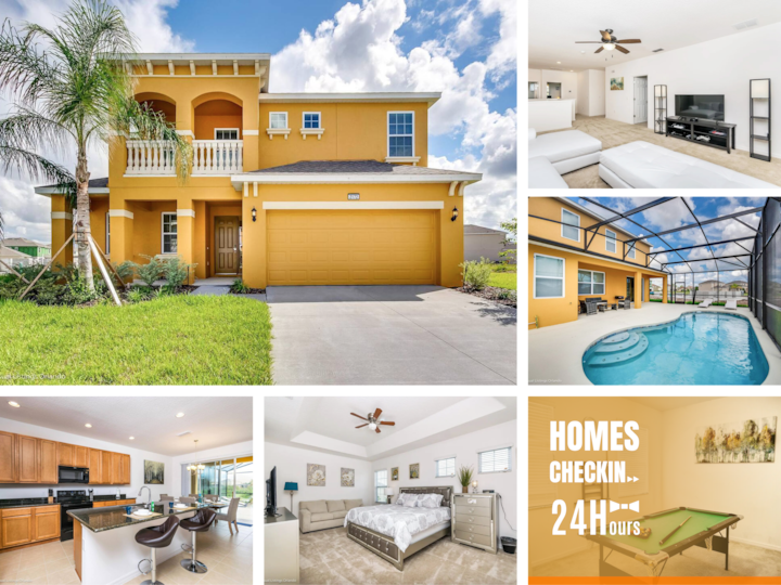 6br/3ba Privatepool Hugelot Spacious Disney25mins - Davenport, FL