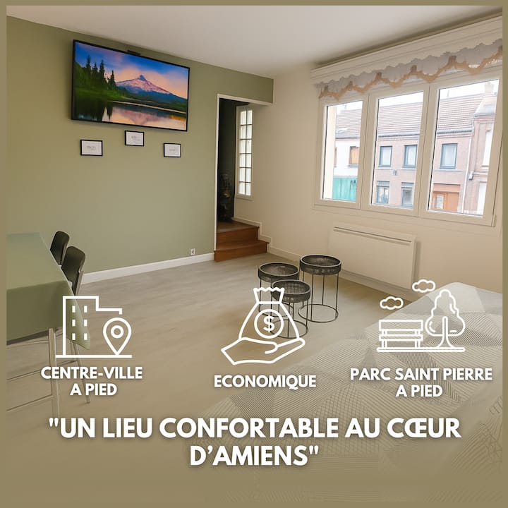Appartement Parc St-pierre Et Centre-ville à Pied - Amiens