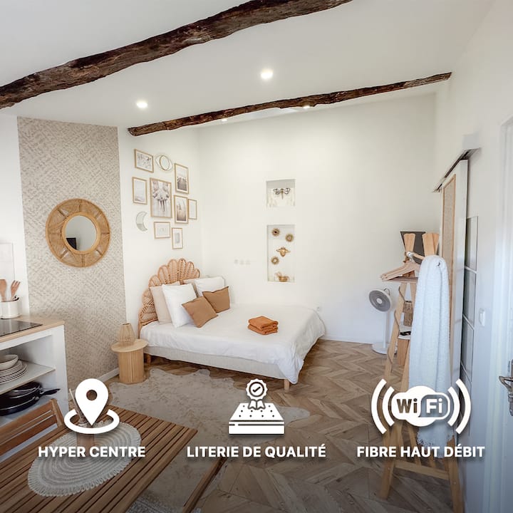 Rénové, Centre Historique, Clim, Vue Toits - Pézenas