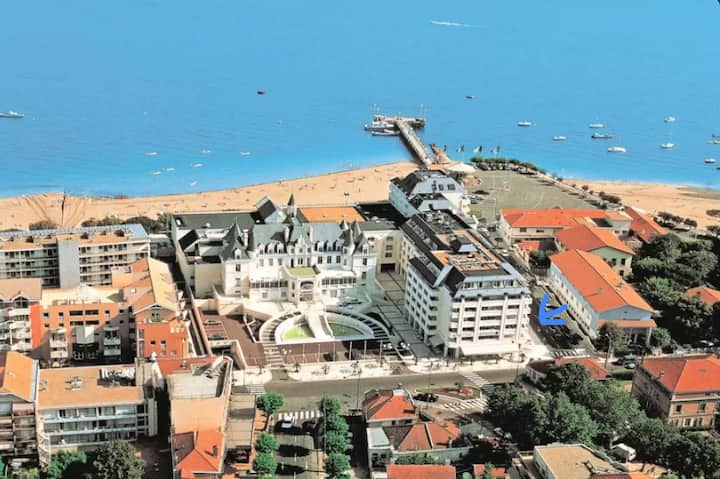 50 M De La Plage Coeur Arcachon T2 Avec Balcon - Arcachon