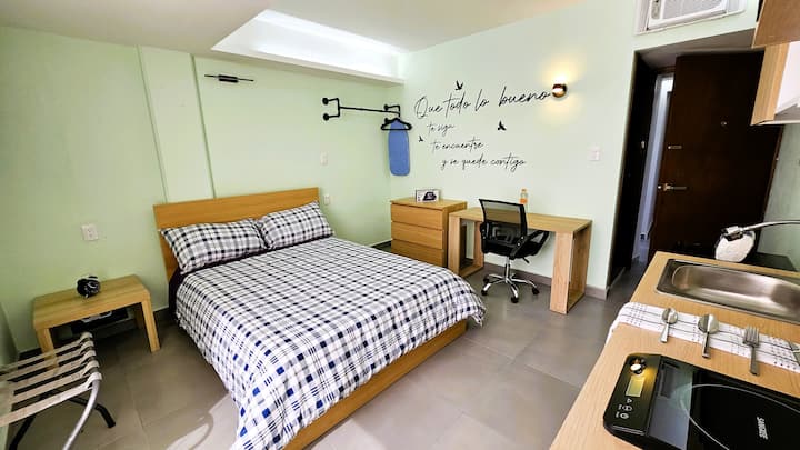 A23 Full Suite | Kitchen +Wifi +Terrace +Stv40" - Cuautitlán Izcalli