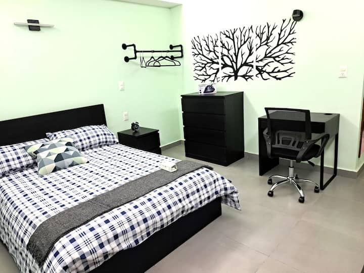 A15 Full Suite | Kitchen +Wifi +Terrace +Stv40" - Cuautitlán