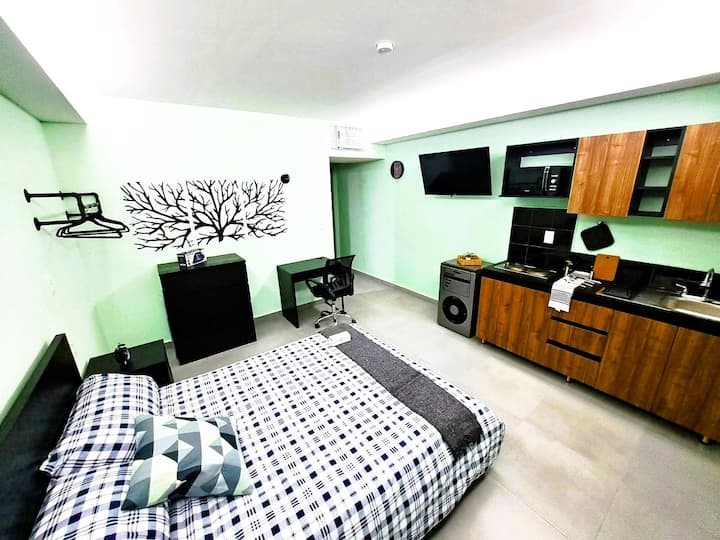 Loft Equipped/furnished/wifi/terrace/ Smart Tv - Cuautitlán Izcalli