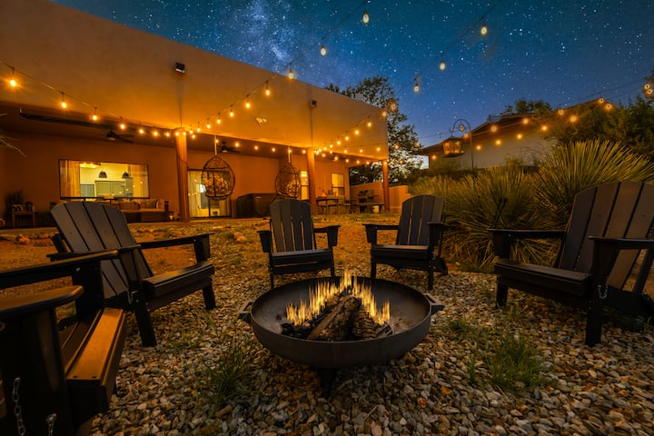 Hot Tub, Chefs Kitchen, Fire Pit & Starry Skies - Cottonwood, AZ
